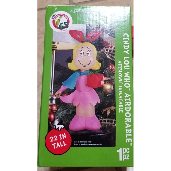 Disney | Holiday | Dr Seuss Grinch Cindy Lou Who Christmas 22in Indoor ...